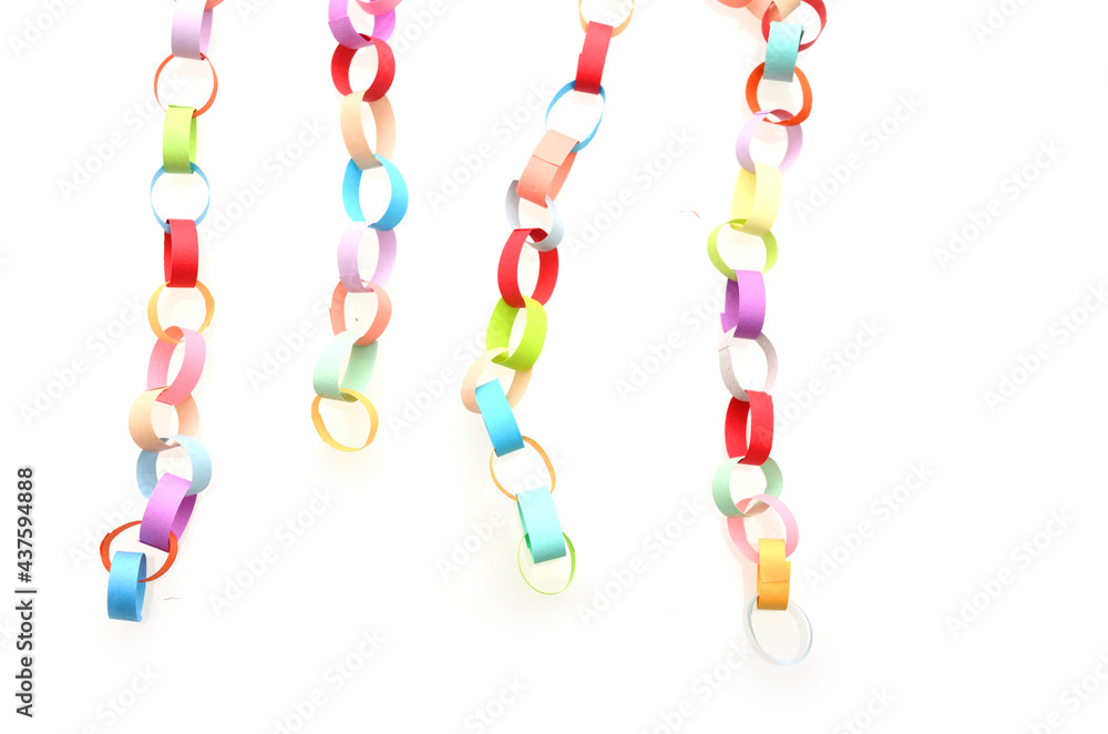 paper chain holidays Stock Photo | Adobe Stock