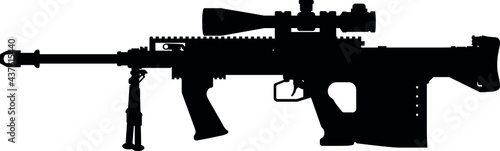 Gepard (Gepárd) anti materiel rifle, GM6 Lynx Caliber 50 BMG Cal 12 × ...