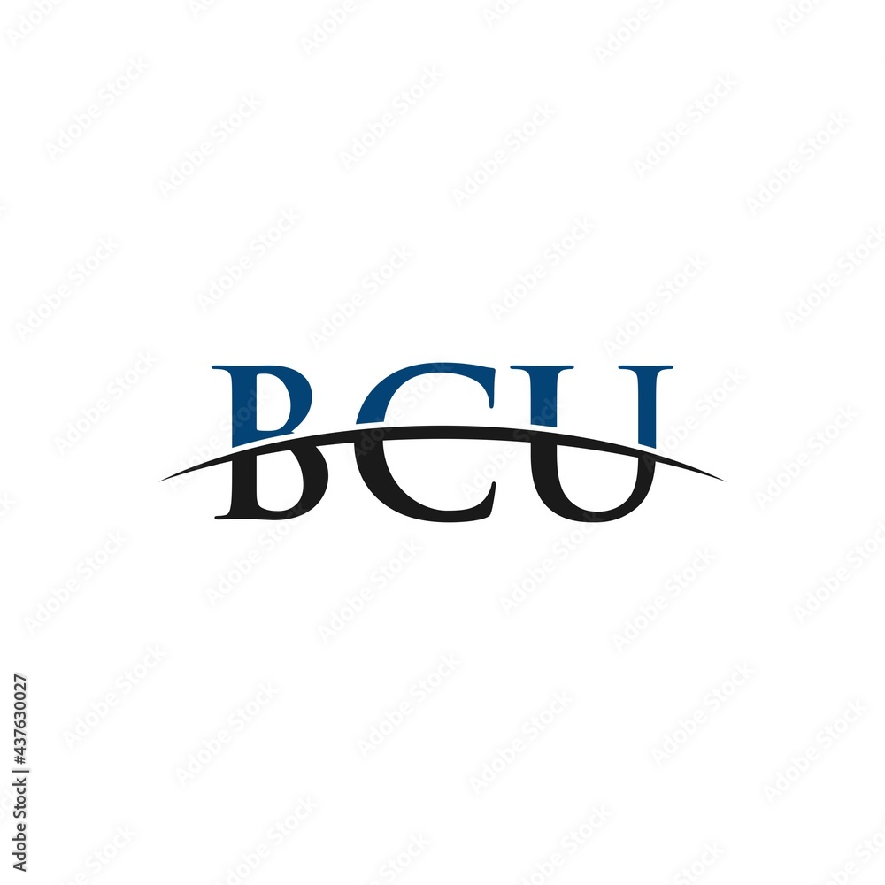 BCU initial swoosh horizon, letter logo designs corporate inspiration ...