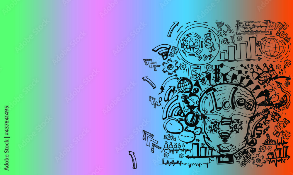 Technology background design. Website landing page. Template for apps ...