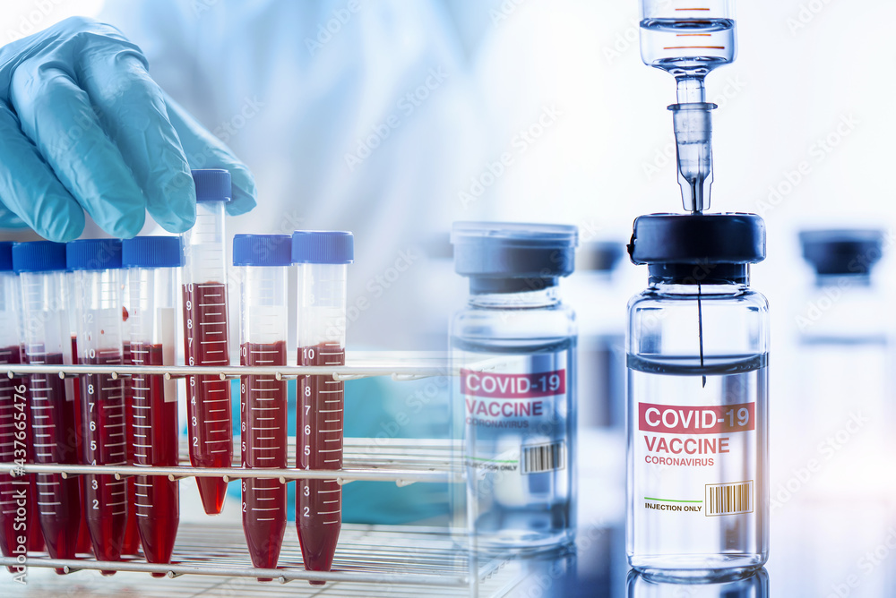 Concept fight against virus covid-19 corona virus, doctor or scientist ...