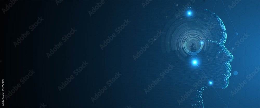 Abstract Artificial intelligence. Cloud computing. Machine learning ...