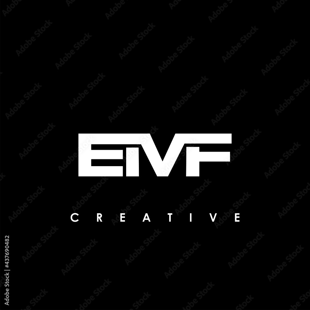 EMF Letter Initial Logo Design Template Vector Illustration Stock ...