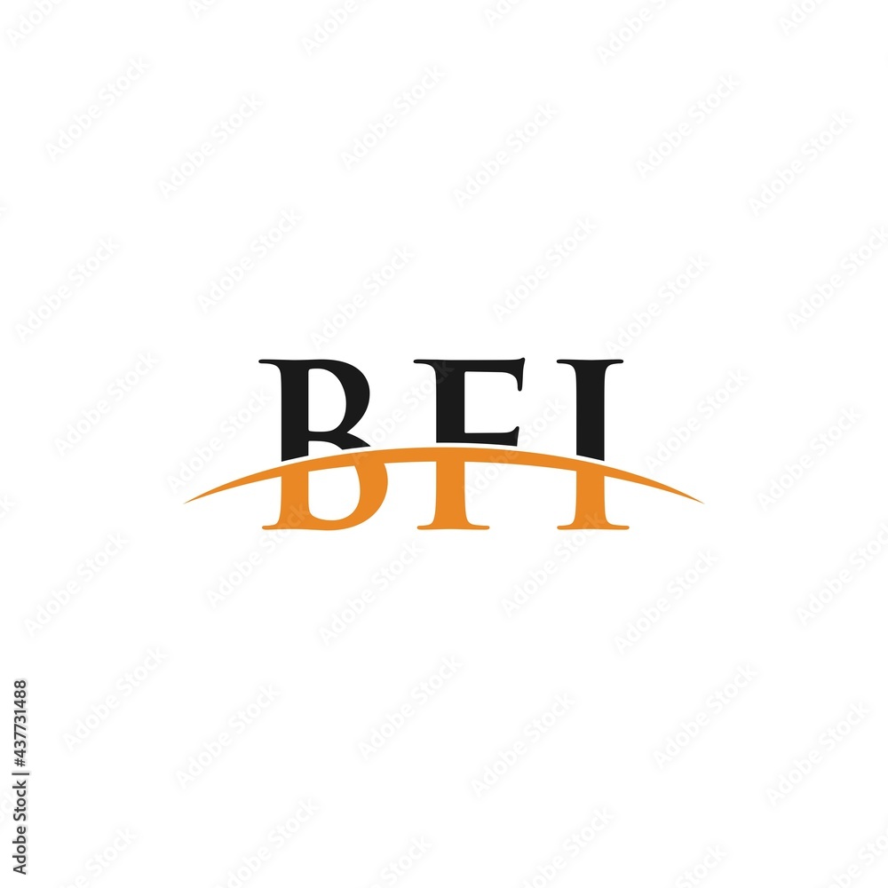 BFI initials swoosh horizon, letter logo designs corporate inspiration ...