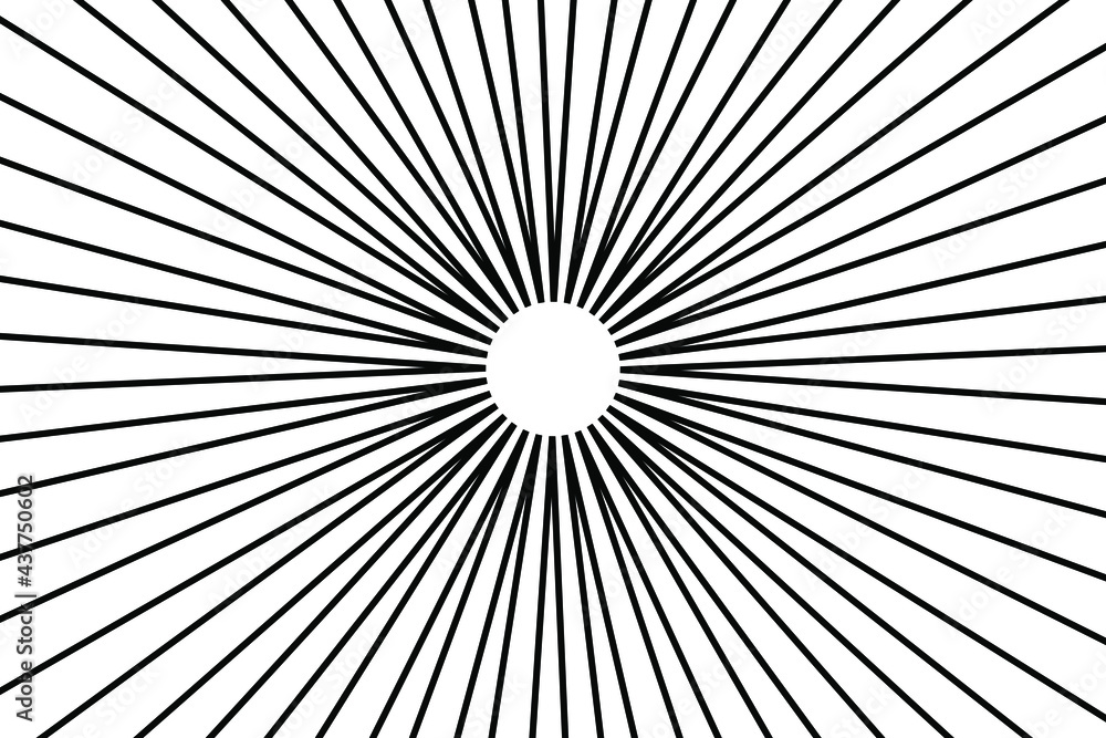 Geometric abstract lines black outline on white. Modern design for ...