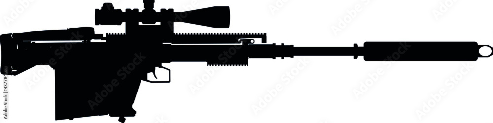 anti materiel rifle, GM6 Caliber 50 BMG 12 × 99 NATO Bulpup Semi ...