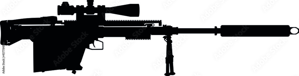 anti materiel rifle, GM6 Caliber 50 BMG 12 × 99 NATO Bulpup Semi ...