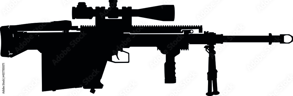 anti materiel rifle, GM6 Caliber 50 BMG 12 × 99 NATO Bulpup Semi ...