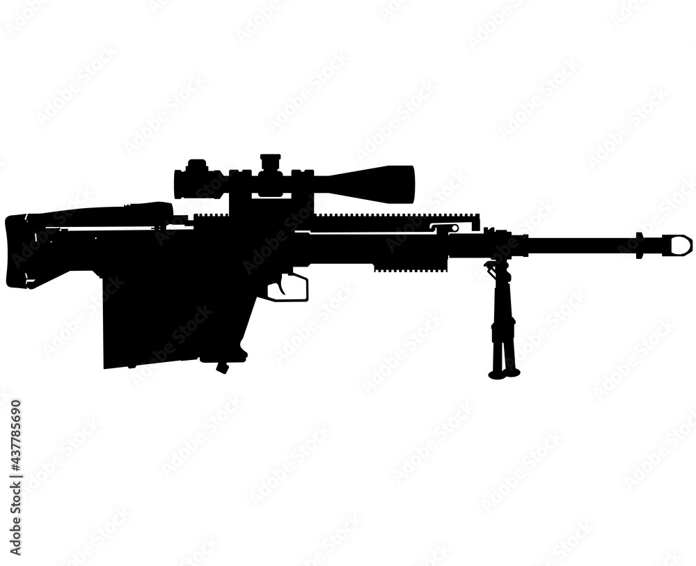 anti materiel rifle, GM6 Caliber 50 BMG 12 × 99 NATO Bulpup Semi ...