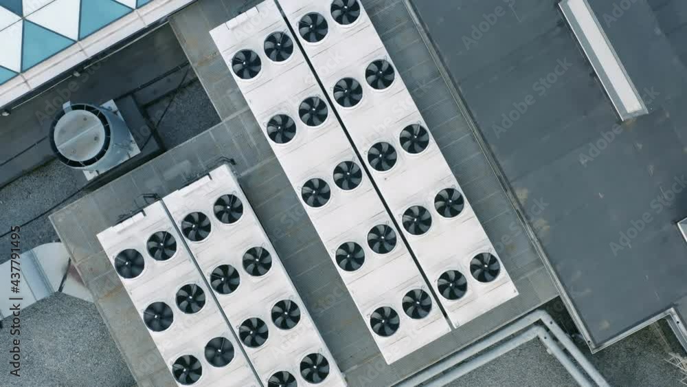 Heating, ventilation and air conditioning systems installed on a ...