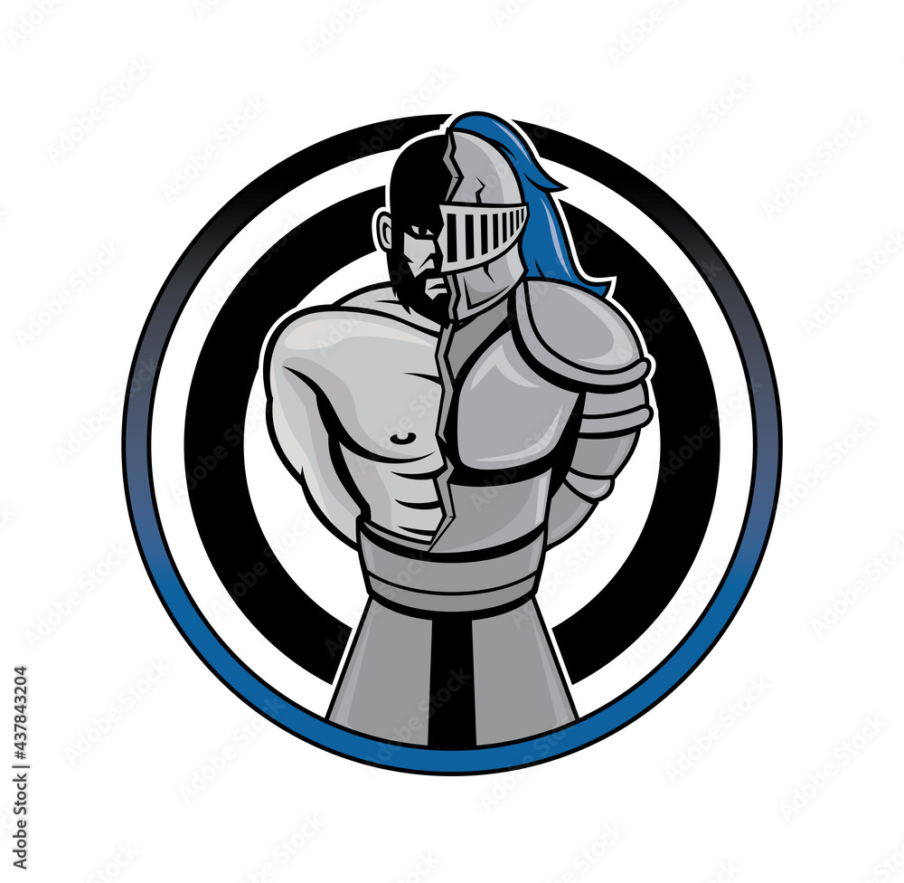 Warrior character design illustration vector eps format , suitable for ...