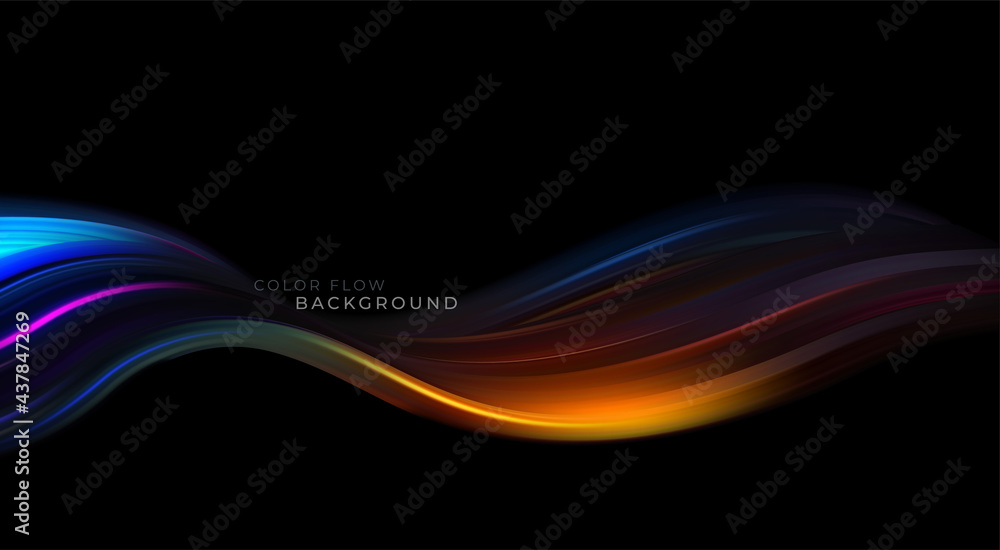 Color flow background for cover design. Graphic color background ...