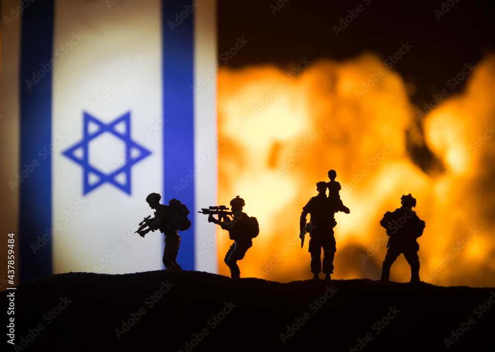 Turkey small flag on burning dark background. Concept of crisis of war ...