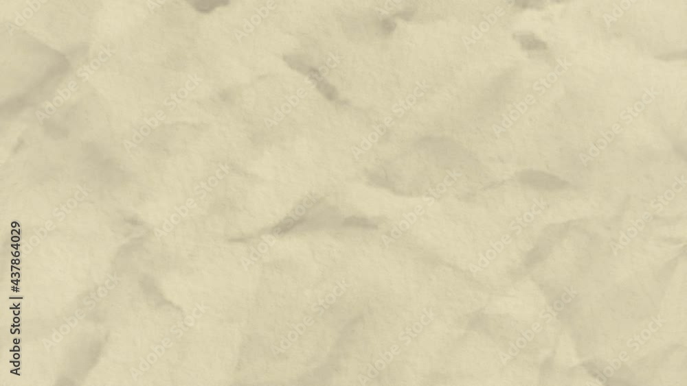 Moving light crumpled paper background, seamless loop and stop motion ...