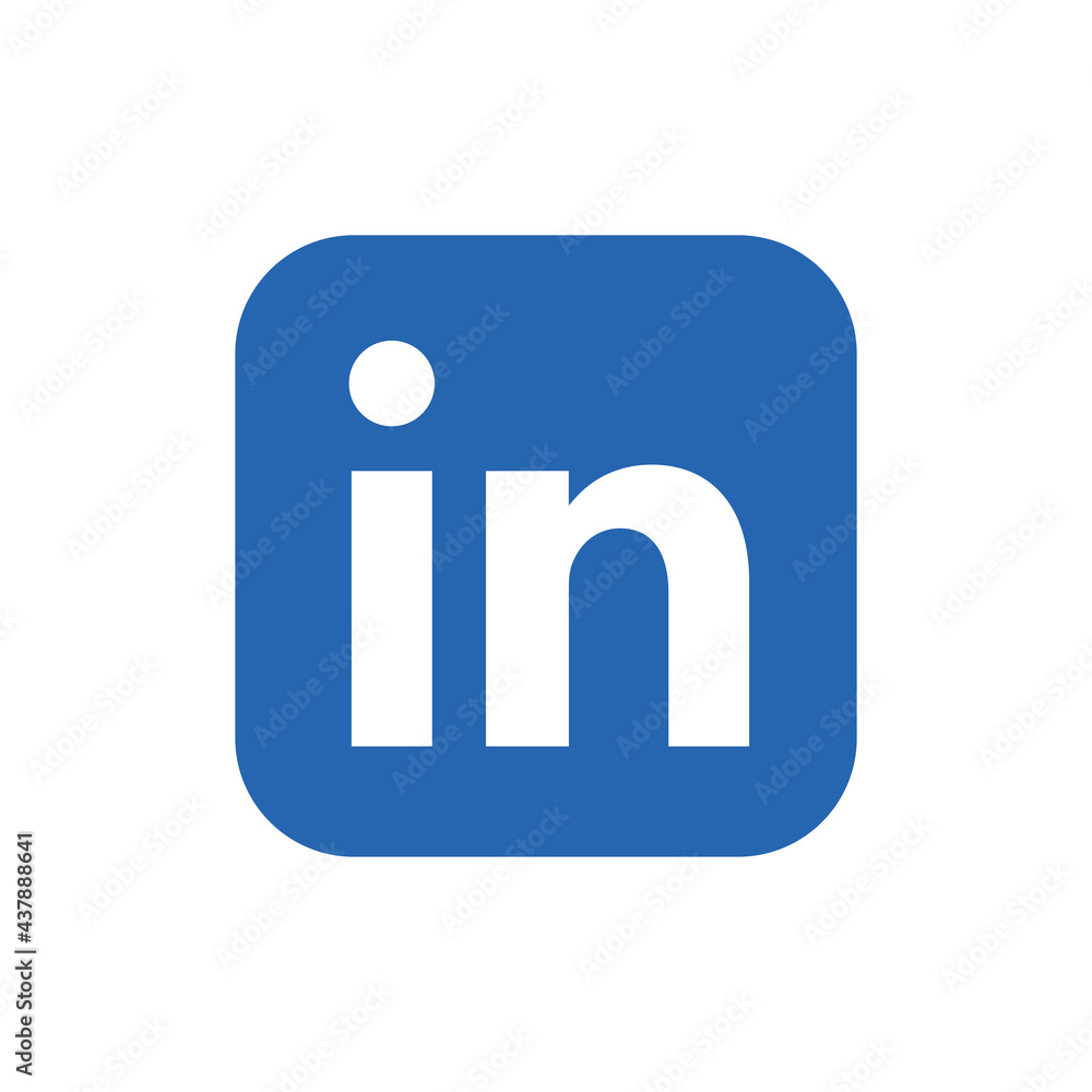 LinkedIn logo appliaction icon Stock Vector | Adobe Stock