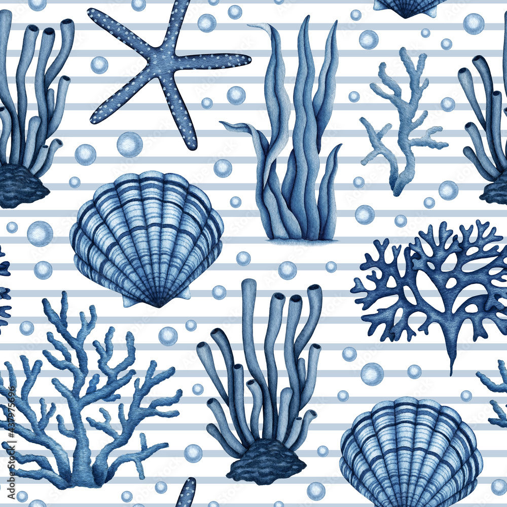 Ocean Fabric Patterns