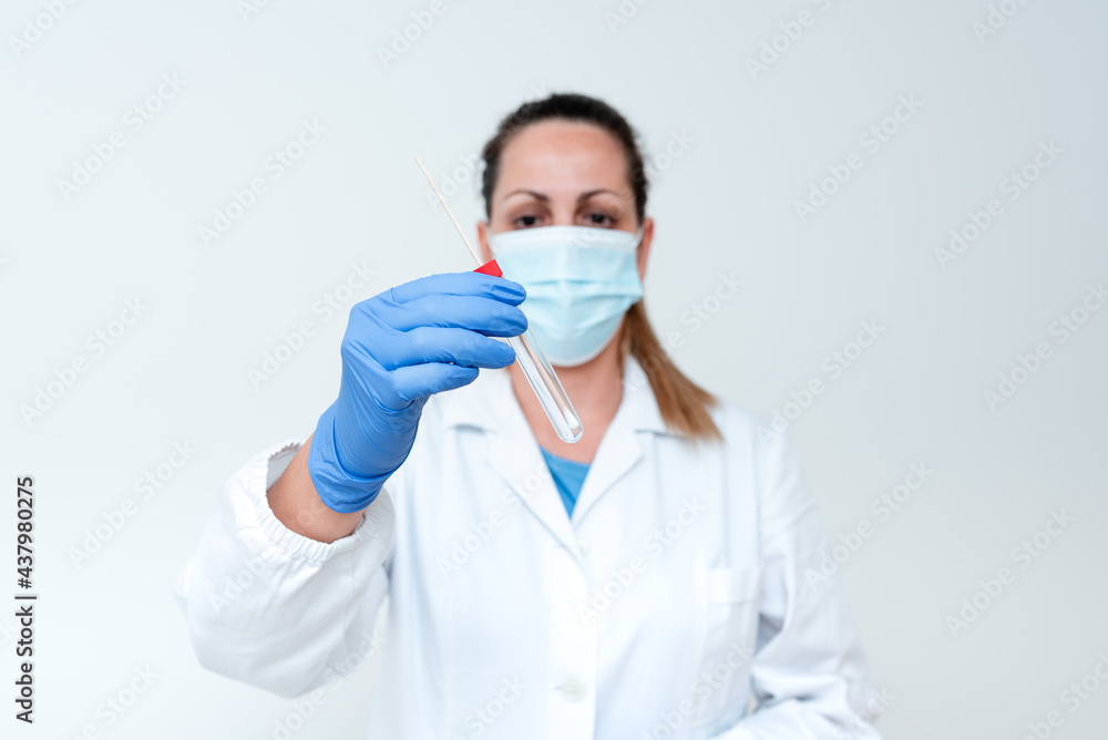 Presenting Analyzing Medical Specimen Displaying Test Samples ...