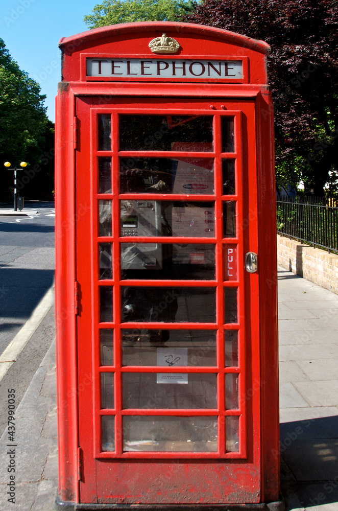 Iconic red telephone box, still found in London. Many have found new ...