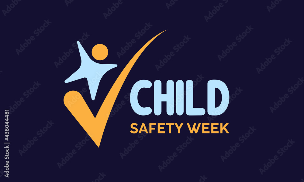 Child Safety Week Awareness Month Concept Observed on Every June. Child ...