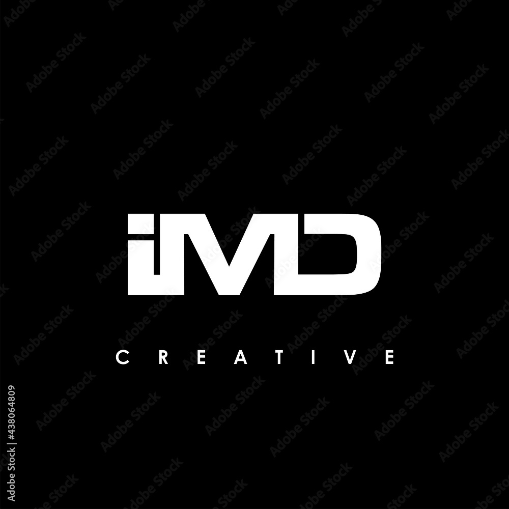 IMD Letter Initial Logo Design Template Vector Illustration Stock ...