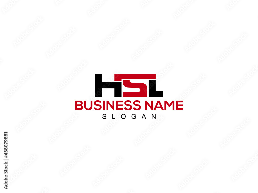 Letter HSL Logo Icon Design For Kind Of Use Stock Vector | Adobe Stock