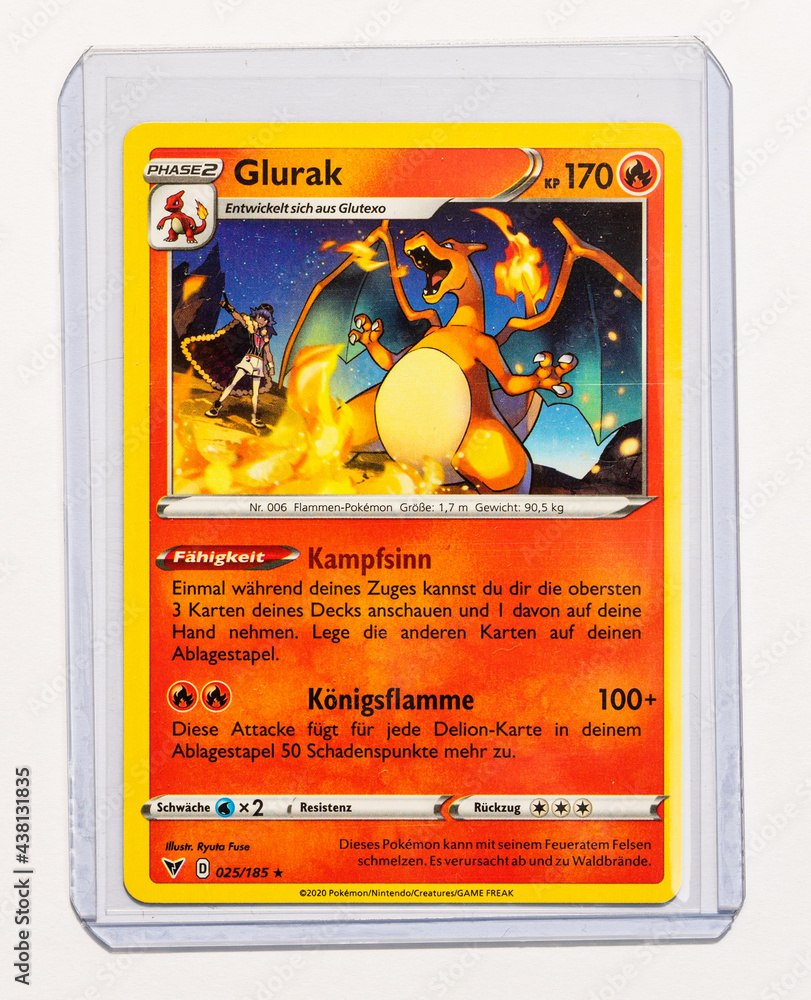 Hamburg, Germany - 06082021: front side macro photo of the collectable ...