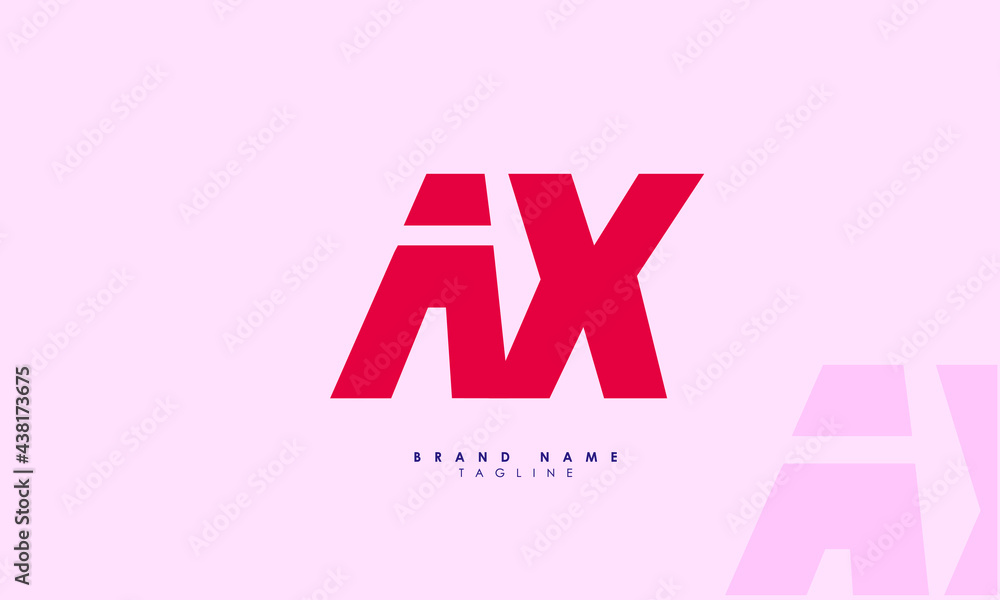 Alphabet letters Initials Monogram logo AX, XA, A and X Stock Vector ...