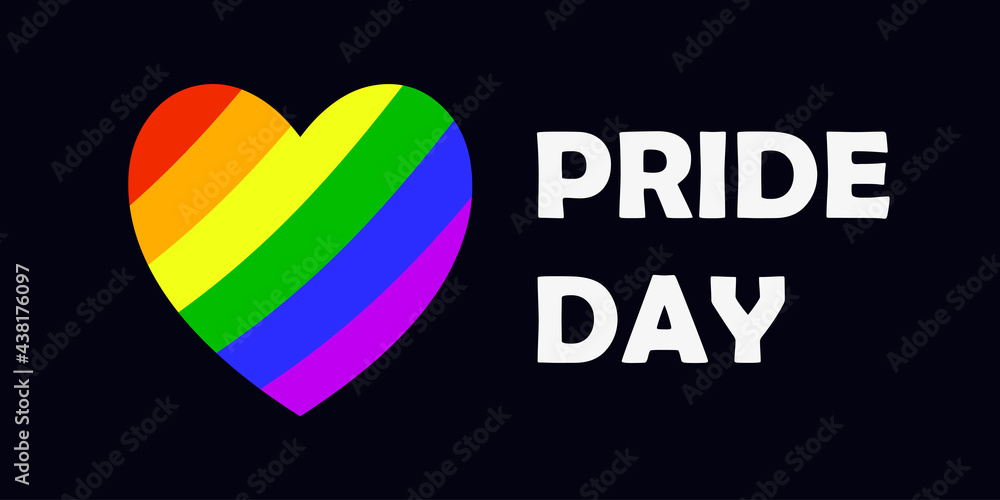 LGBTQ. LGBTQ history month. Pride day. Vector for background, poster ...