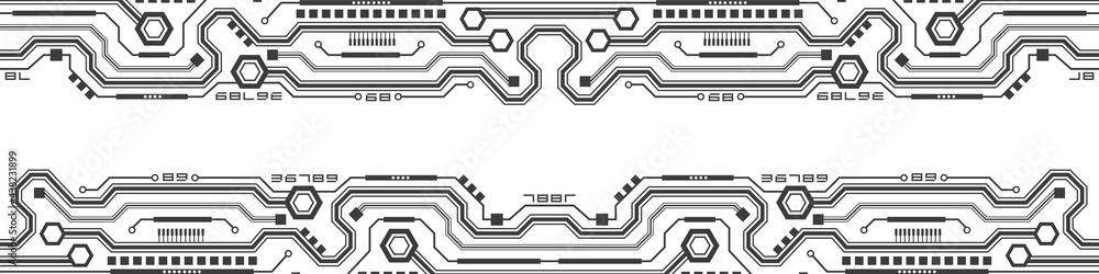 Technology white background .Technical background of the future ...