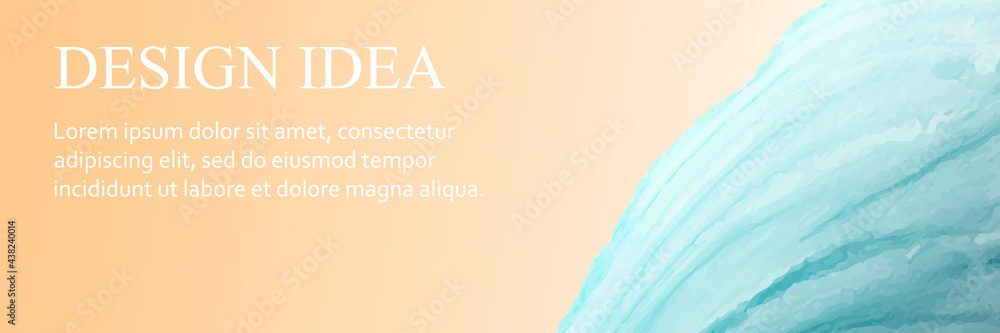 Summer beach background or card design or header or banner with ...