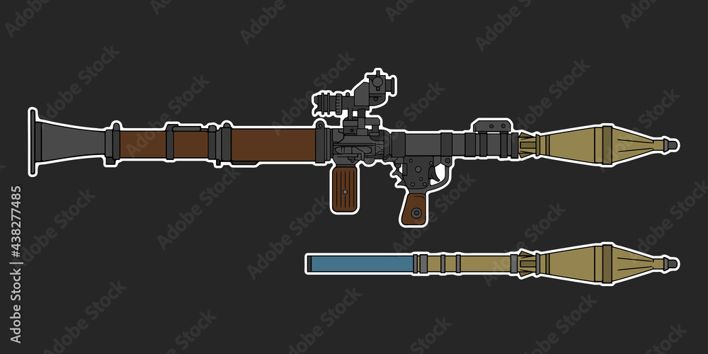 Photo & Art Print Anti-tank rocket grenade launcher - RPG 7, Dmitry