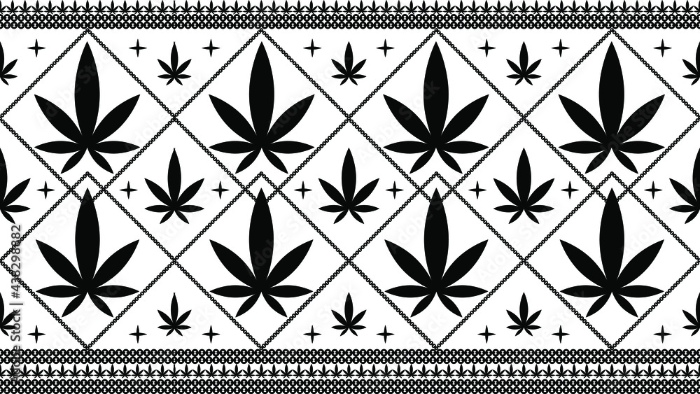 Weed Stoner Wallpaper In Black And White