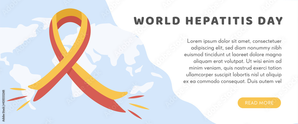 Concept of hepatitis A, B, C, D, cirrhosis, world hepatitis day. Web ...