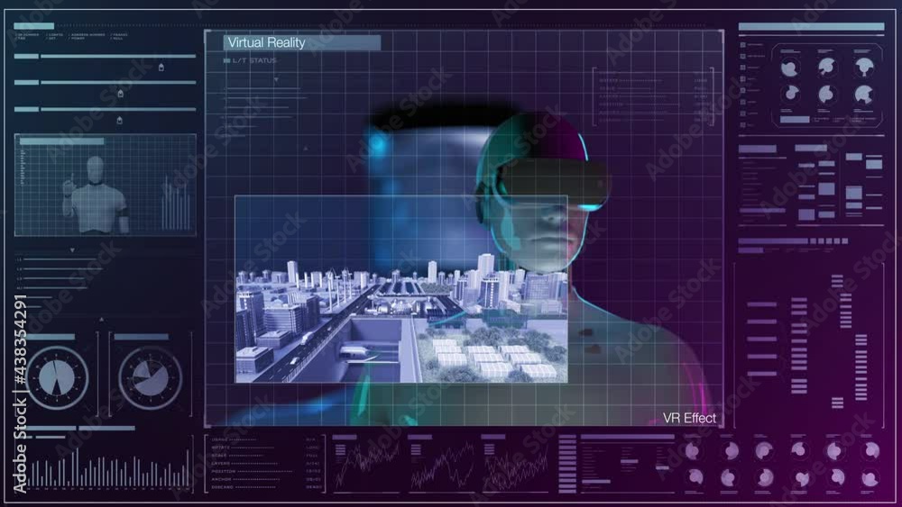 Artificial intelligence robot to control the city wearing virtual ...