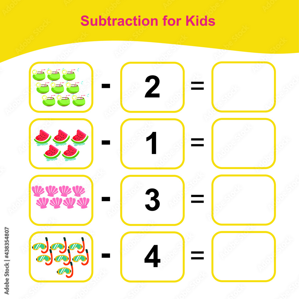 Counting Game for Preschool Children. This worksheet is suitable for ...