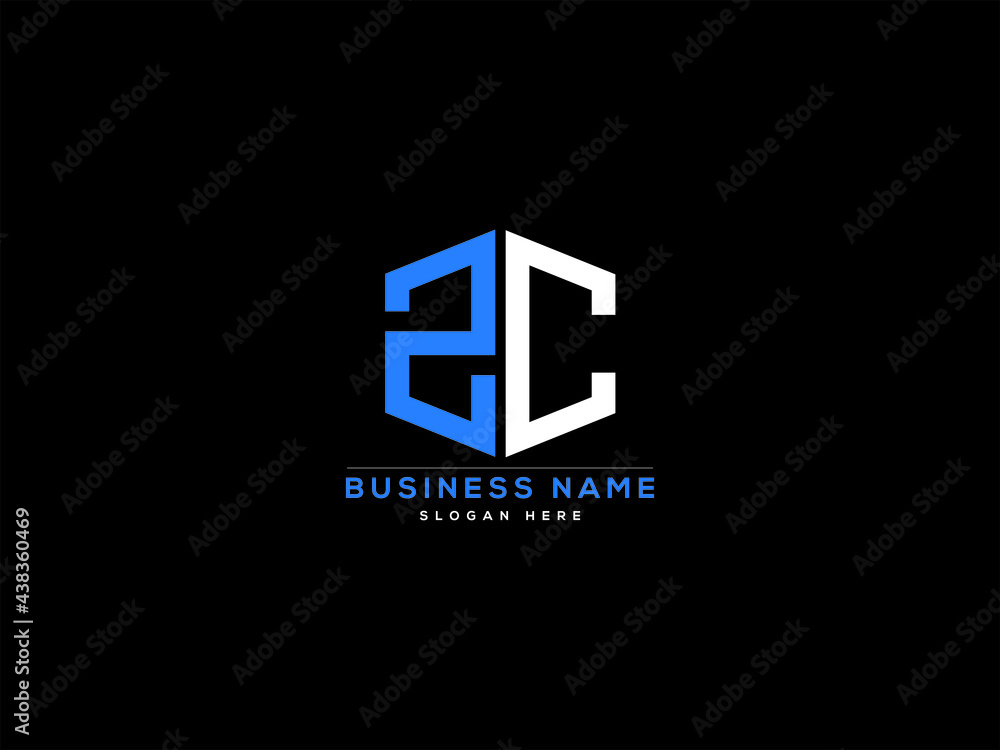 Letter ZC Logo, creative zc logo icon vector for business Stock Vector | Adobe Stock