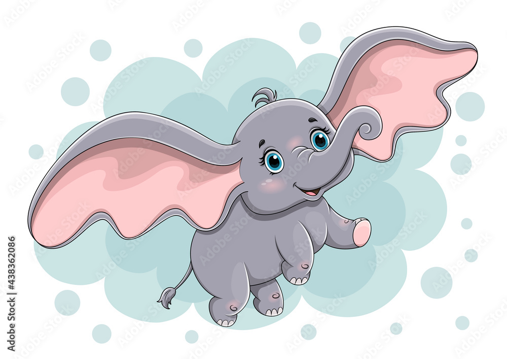 Flying Pink Elephant