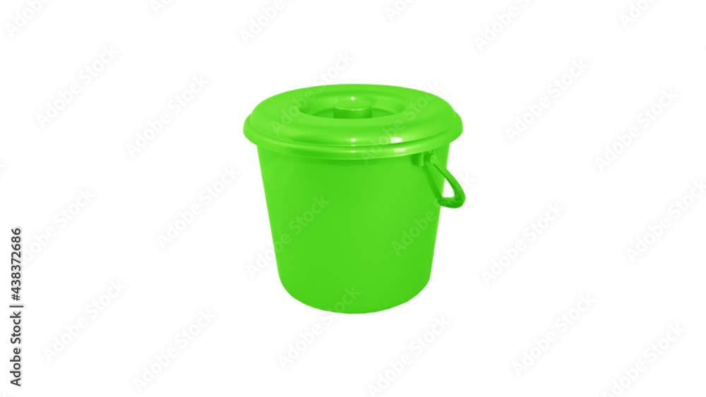 Vidéo Stock Plastic bins. Stop motion animation. 4K, 25p. Changing the ...