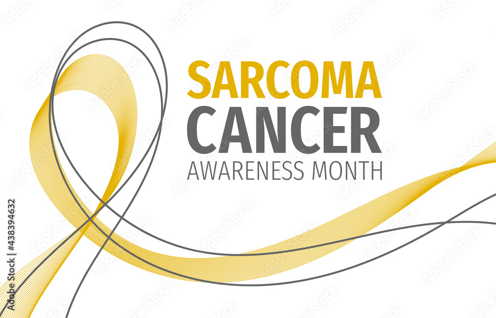 Sarcoma Cancer Awareness Month banner. Symbol of the fight against ...