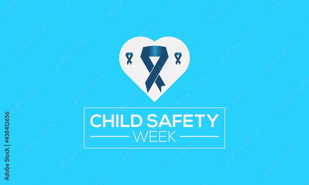 Child Safety Week Awareness Month Concept Observed on Every June. Child ...