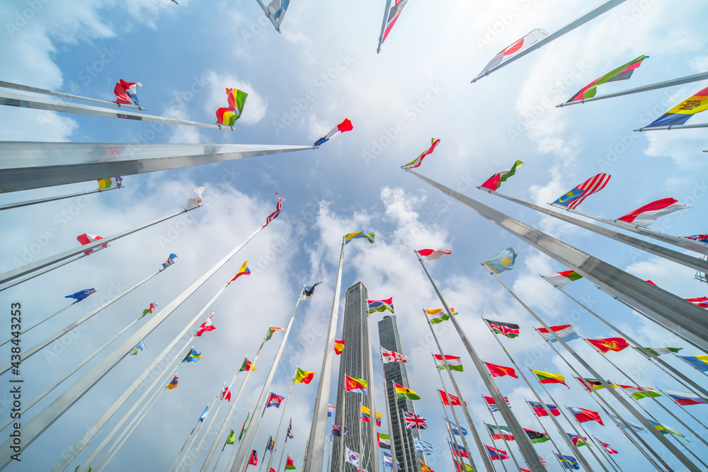 flags of the world Stock Photo | Adobe Stock