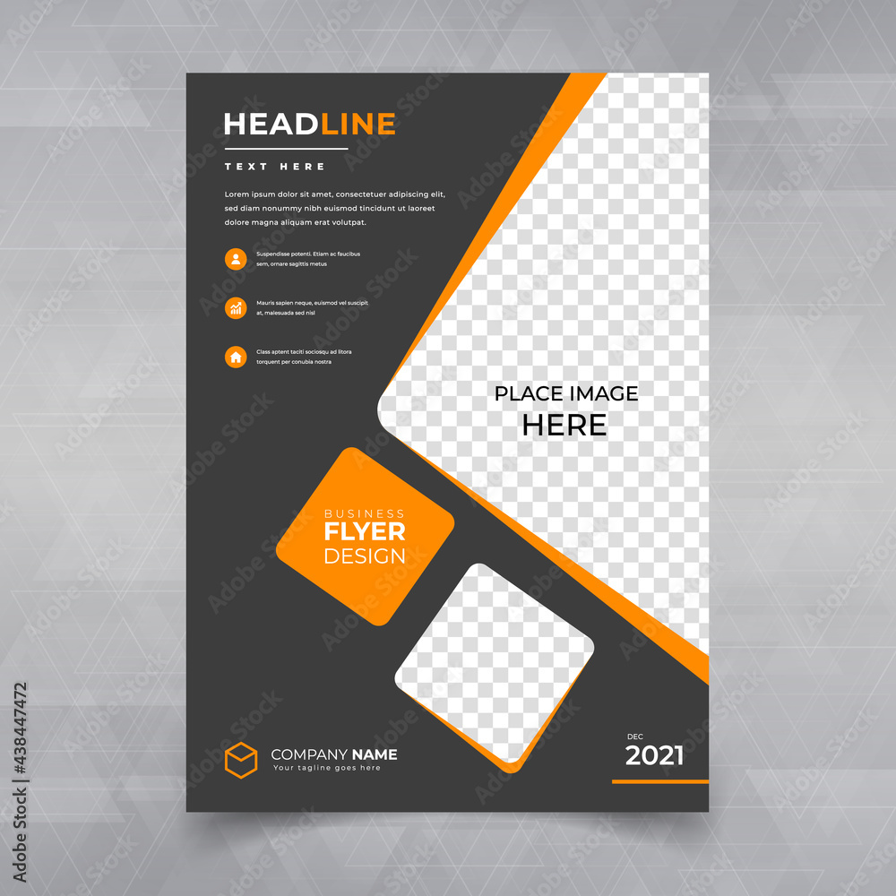 poster flyer pamphlet brochure cover design layout space for text and ...