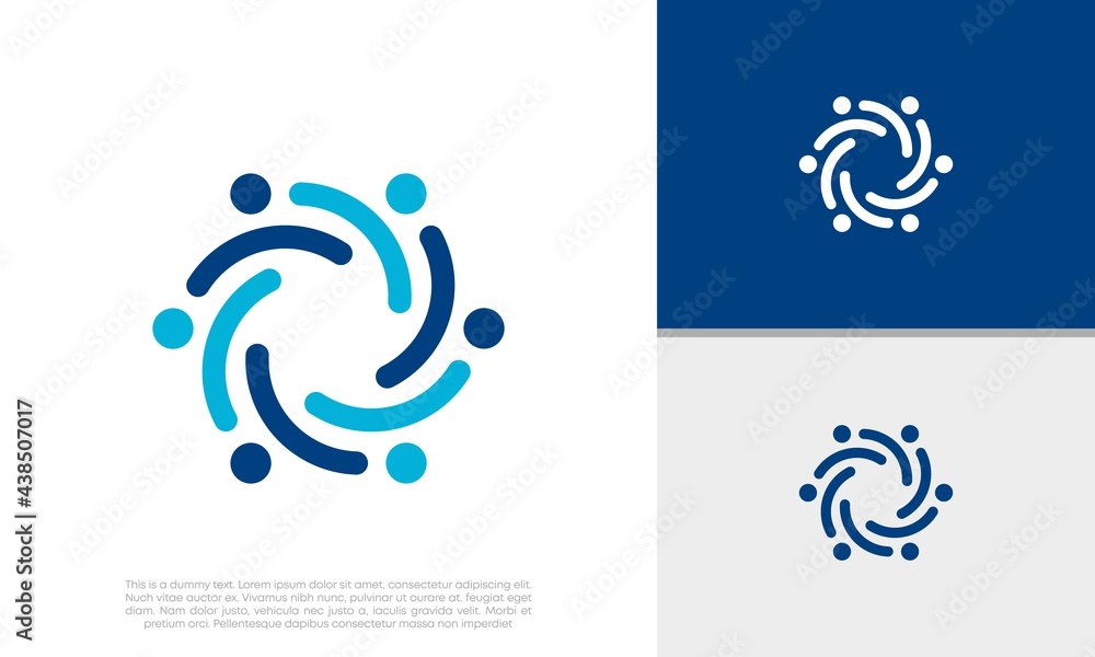 Human Resources Consulting Company, Global Community Logo. Stock Vector ...