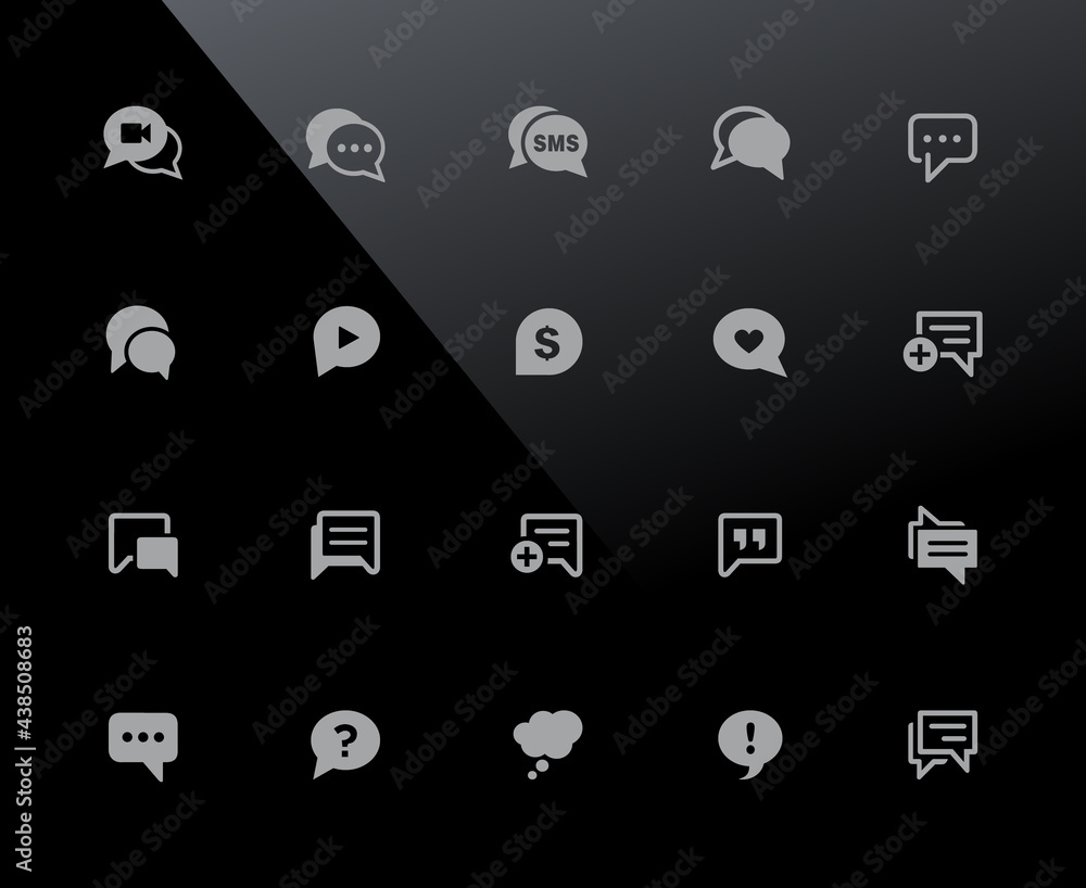 Bubble Icons // 32px Black - Vector icons adjusted to work in a 32 ...