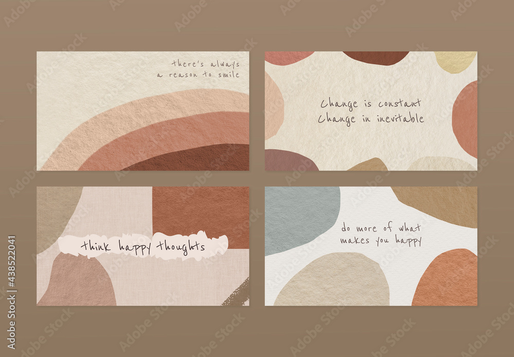 Editable Banner Layout in Earth Tone Style Stock Template | Adobe Stock