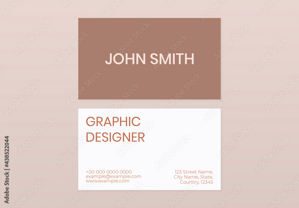 Creative Business Card Layout Stock Template | Adobe Stock