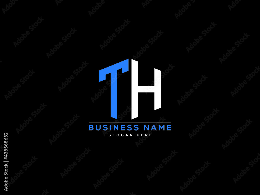 Letter TH Logo, creative th logo icon vector for business Stock Vector ...