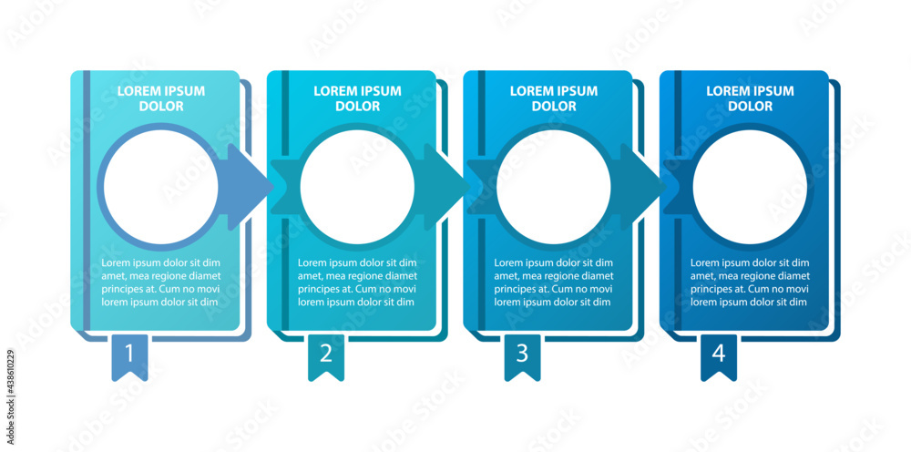 Skills development vector infographic template. Reading tasks ...