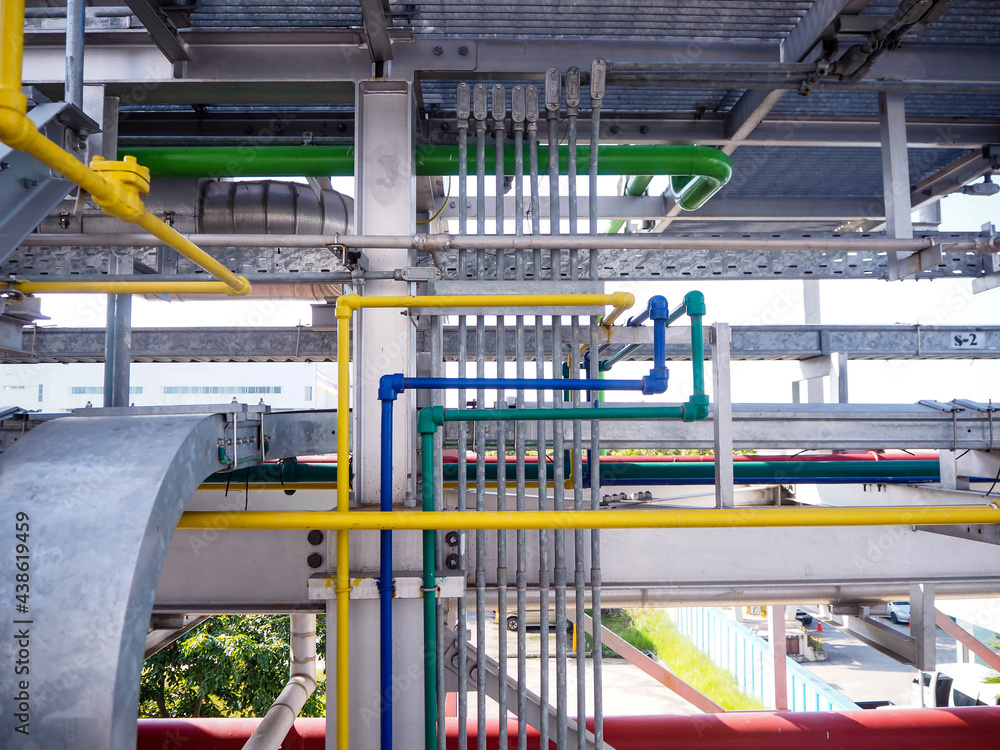 Conduit and cable tray was installed in power plant which popular in ...