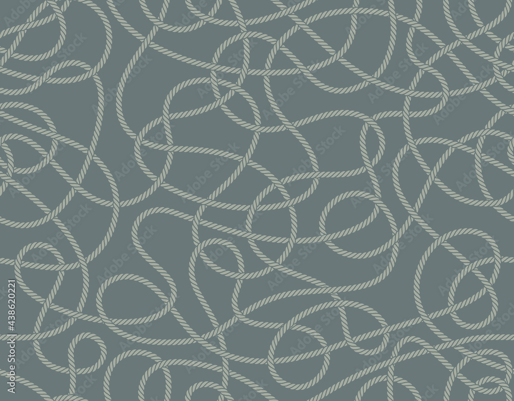 Vector seamles tangled ropes texture Stock Vector | Adobe Stock